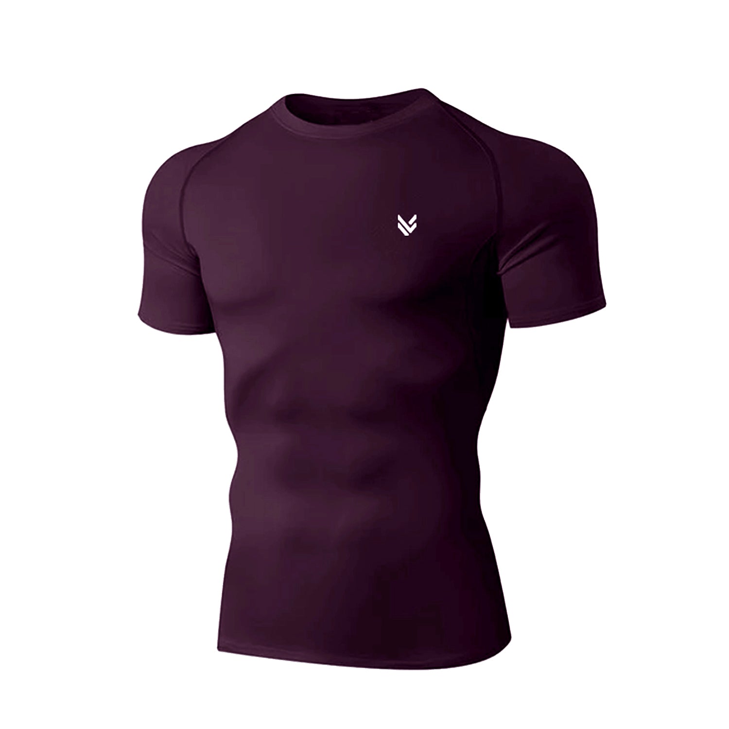 MuscleFit Purple Compression TEE – LEGGERS